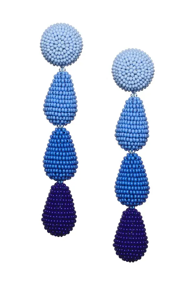 Sachin & Babi Eliza Earrings - Blue Ombre