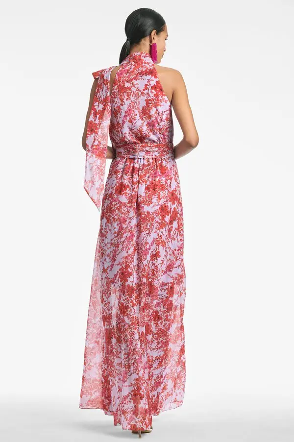 Sachin & Babi Kayla Printed Maxi Gown - Amaranths Spray