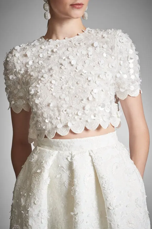 Sachin & Babi Nayna Embroidered Top