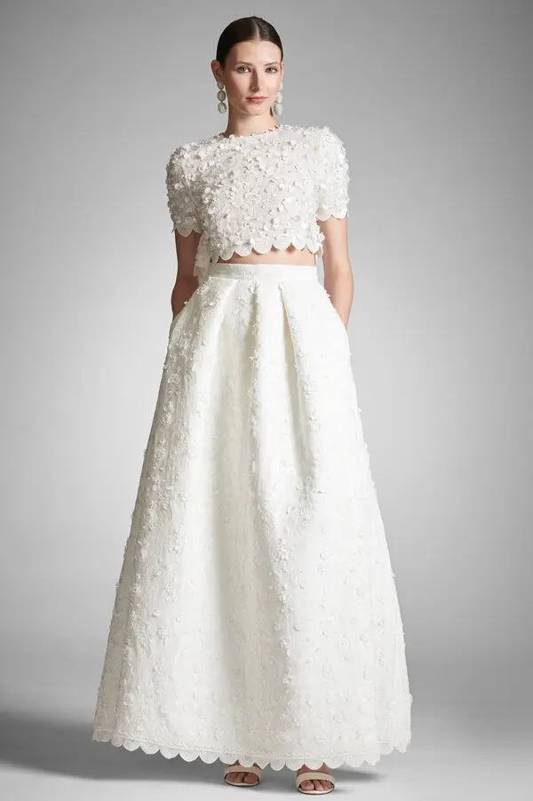 Sachin & Babi Pyaar Skirt - Ivory