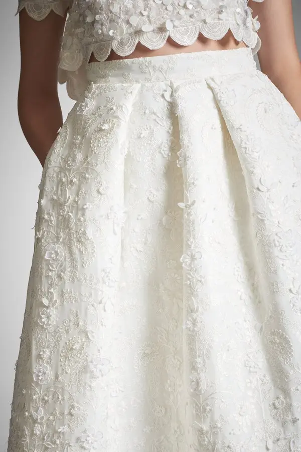 Sachin & Babi Pyaar Skirt - Ivory