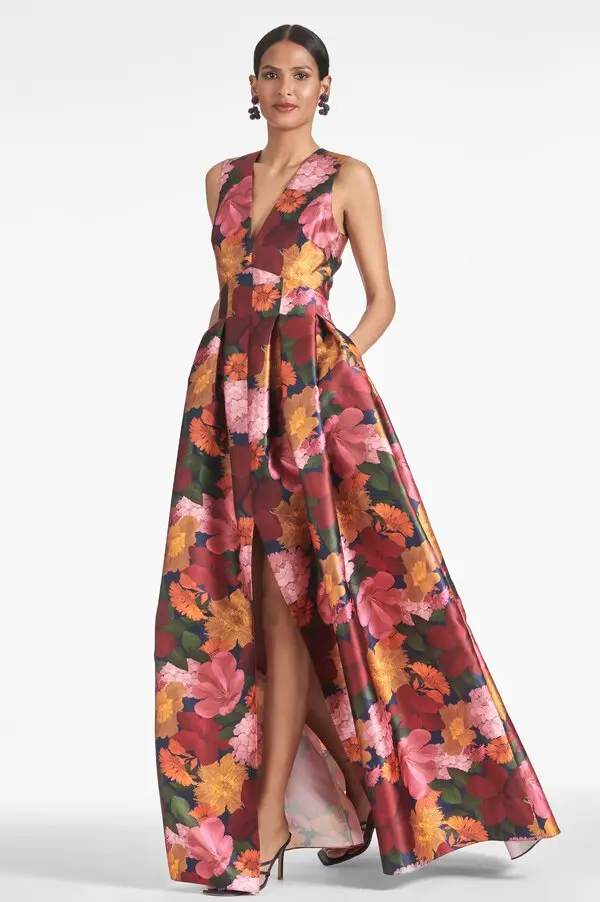 Sachin & Babi Brooke Printed Gown - Bella Bouquet