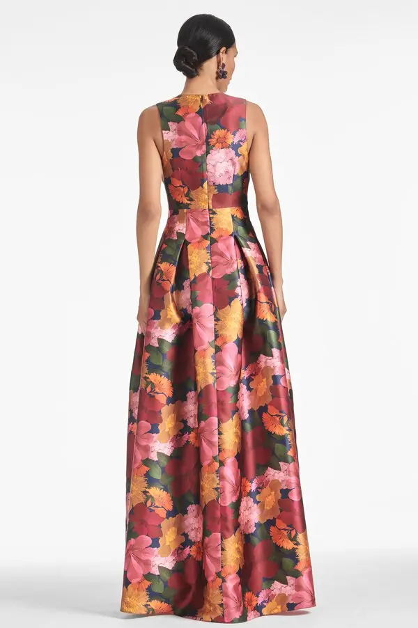 Sachin & Babi Brooke Printed Gown - Bella Bouquet