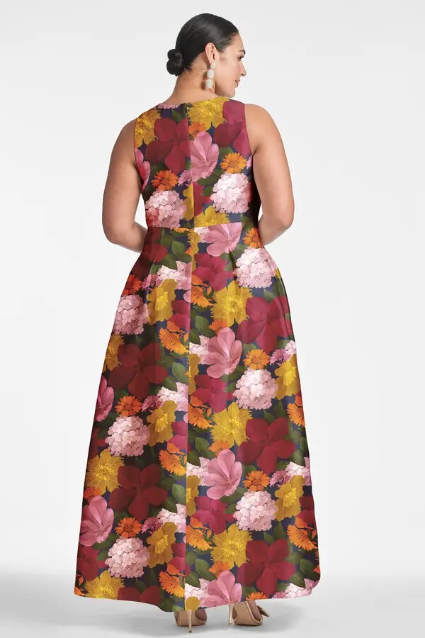 Sachin & Babi Brooke Printed Gown - Bella Bouquet