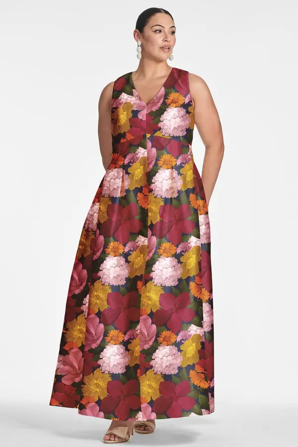 Sachin & Babi Brooke Printed Gown - Bella Bouquet