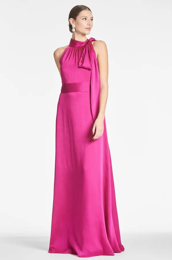 Sachin & Babi Kayla Gown - Dragonfruit
