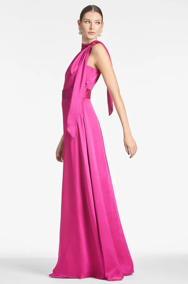 Sachin & Babi Kayla Gown - Dragonfruit