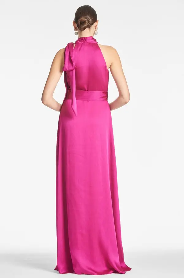 Sachin & Babi Kayla Gown - Dragonfruit