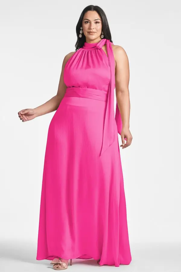 Sachin & Babi Kayla Gown - Dragonfruit