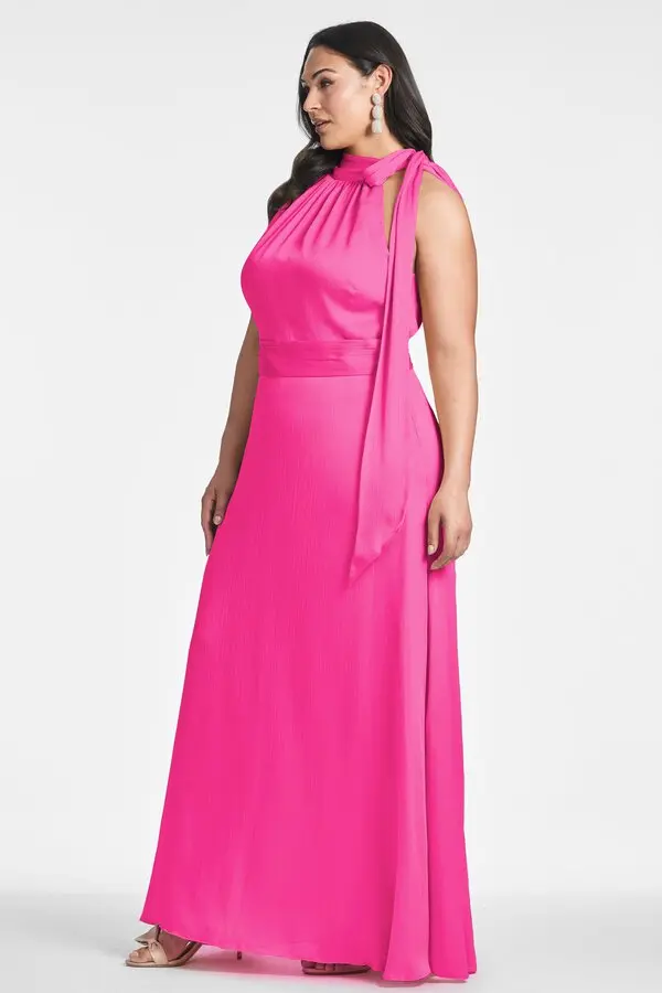 Sachin & Babi Kayla Gown - Dragonfruit