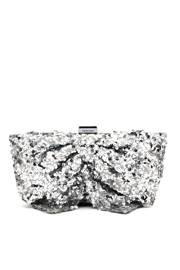 Sachin & Babi Cupid's Sequin Evening Clutch - Silver