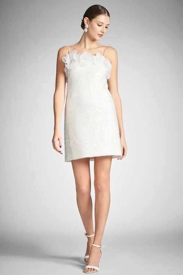 a line midi dress for women Puff Sleeve A-Line Midi Dress