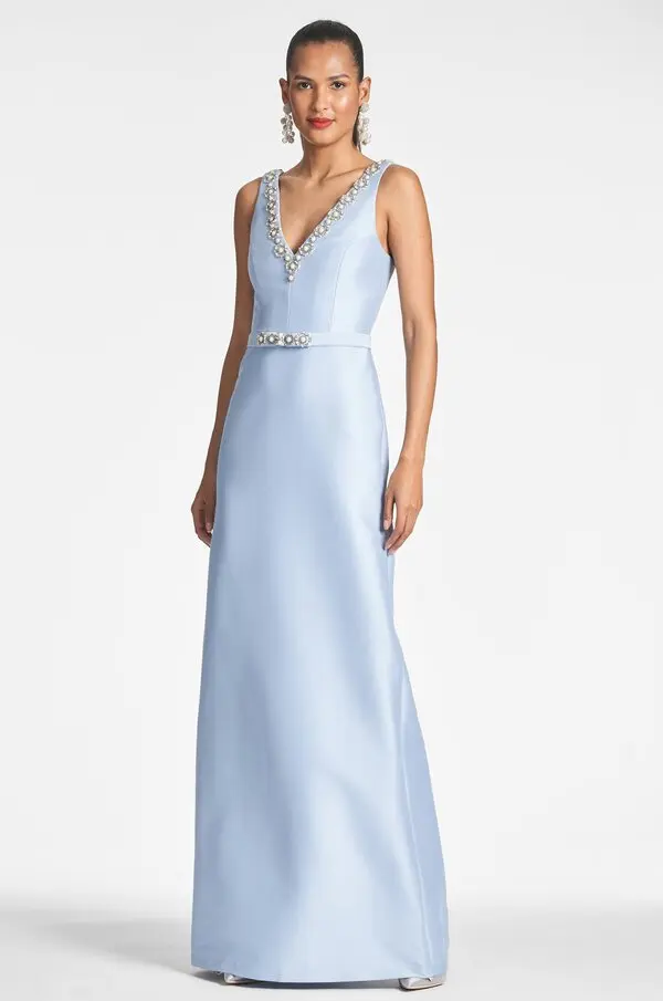 Sachin & Babi Garda Gown - Glacial Blue