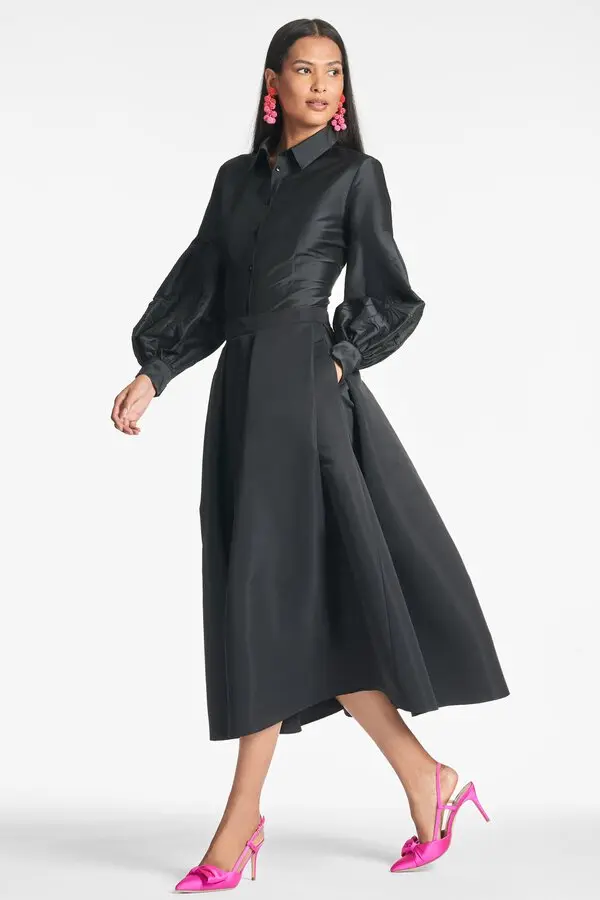 Sachin & Babi Leighton Faille Tea-length Skirt