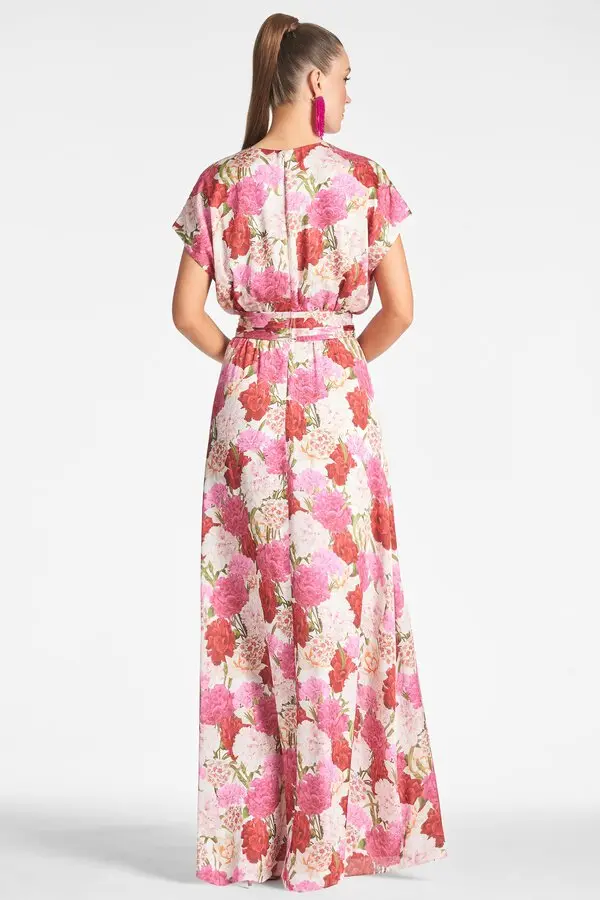 Sachin & Babi Leah Floral Gown - Campo Di Fiore