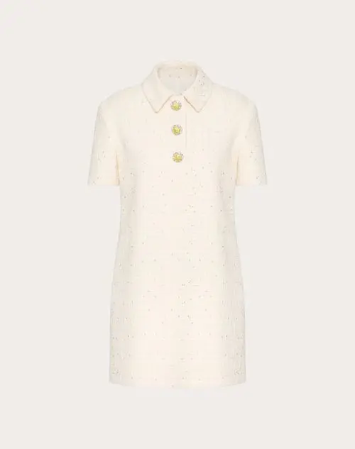 Valentino Garavani Delicate Tweed Short Dress