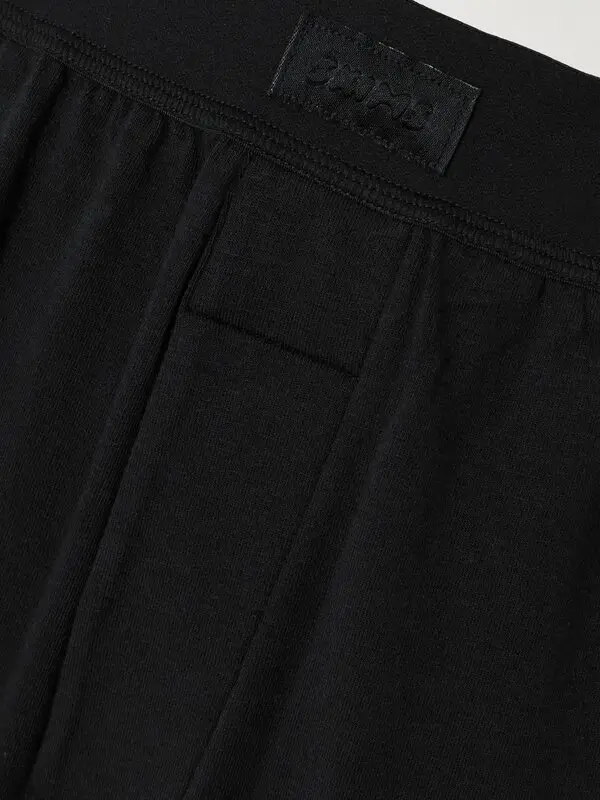 SKIMS Boyfriend Stretch-modal And Cotton-blend Jersey Track Pants