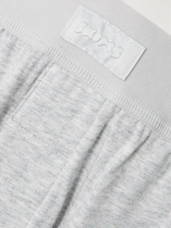 SKIMS Boyfriend Stretch-modal And Cotton-blend Jersey Track Pants