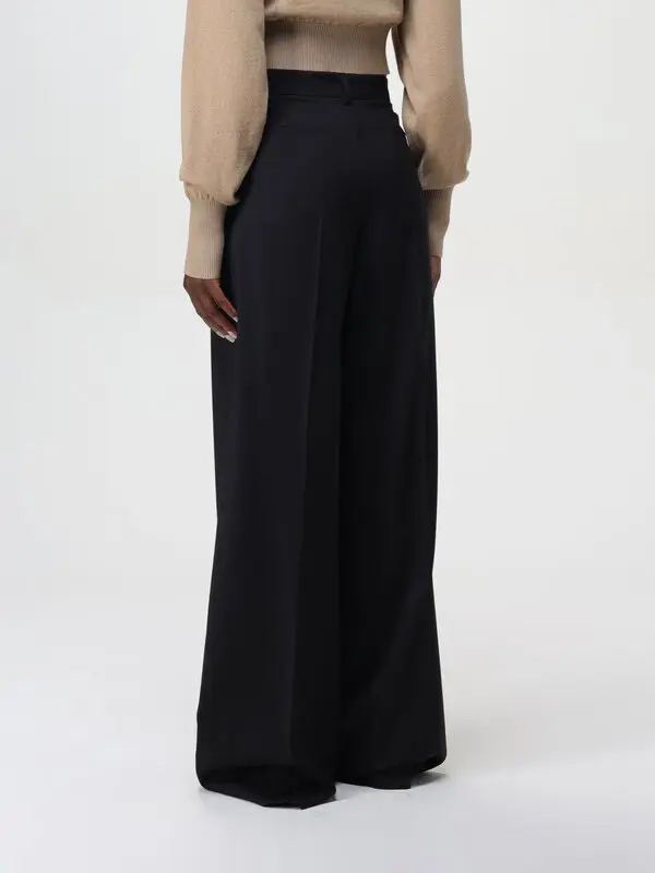 Sportmax Wide Leg Tailored Trousers - Black