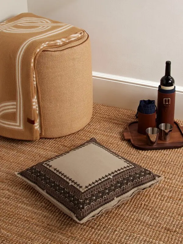 Ralph Lauren Skyler Embroidered Linen Cushion