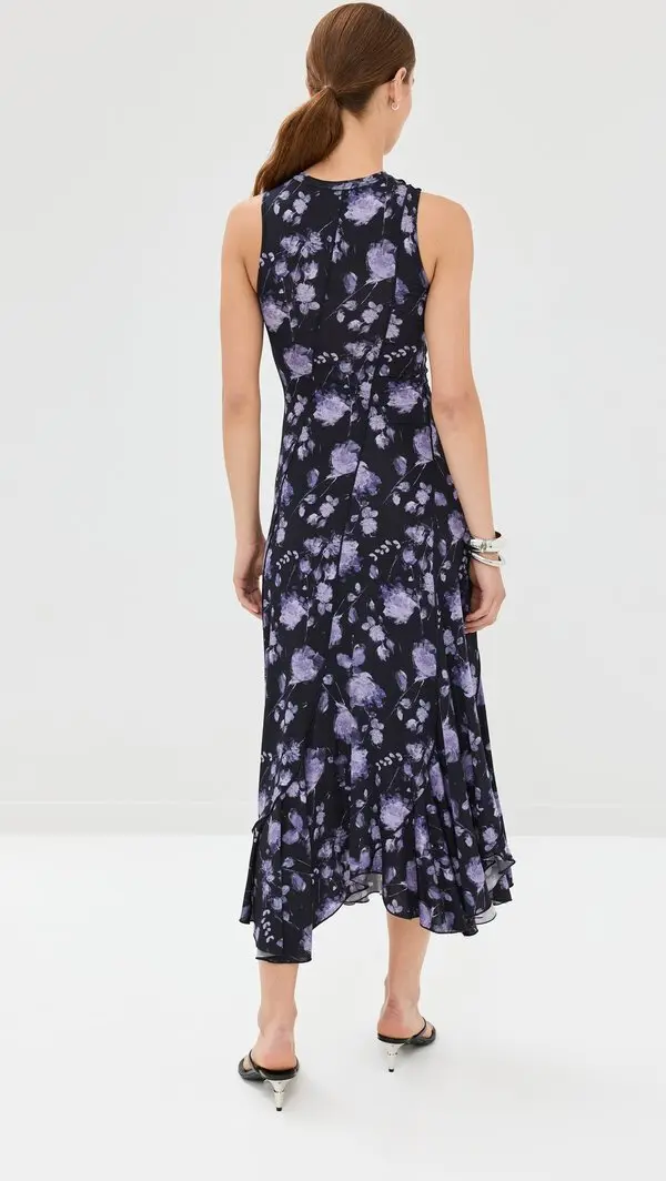 fitted lace wedding dress Upcycled Patchwork Multi Print Maxi Dress in Purple  Harem Pants