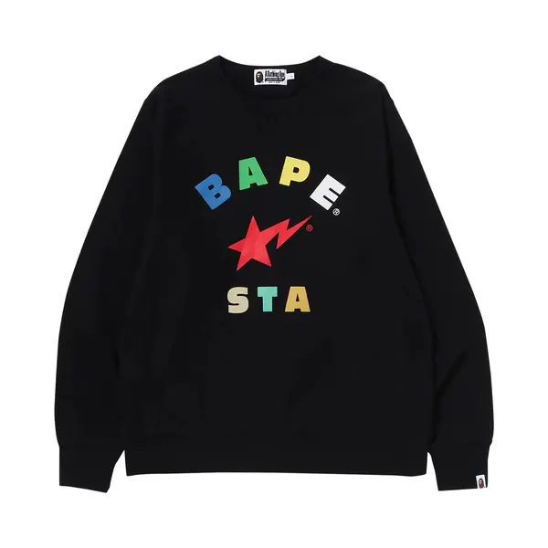 A BATHING APE Sta Crewneck - Black