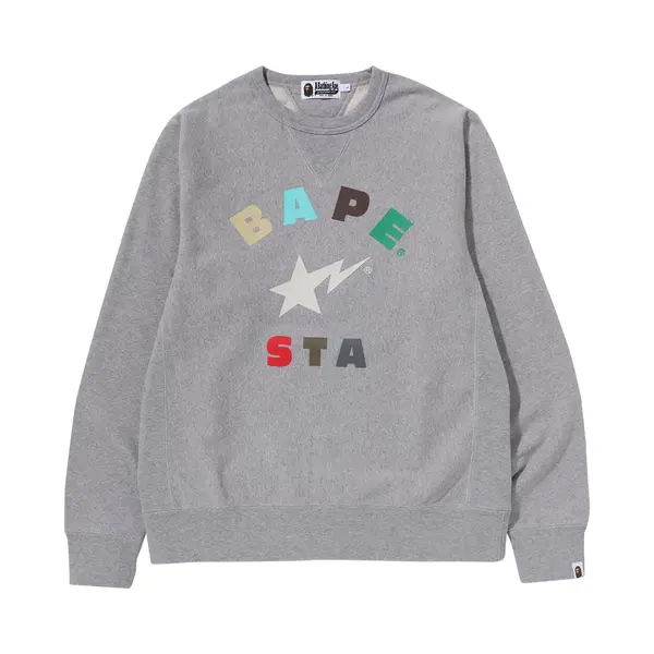 A BATHING APE Sta Crewneck - Grey