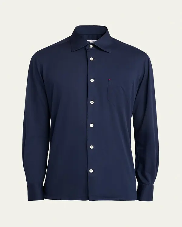 Kiton Nerano Cotton Stretch Sport Shirt