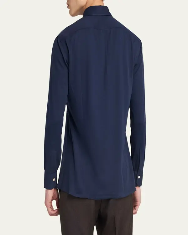 Kiton Nerano Cotton Stretch Sport Shirt