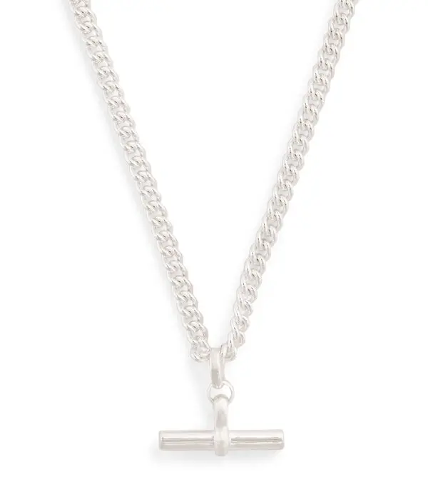TILLY SVEAAS Sterling Curblink Chain Necklace - Silver