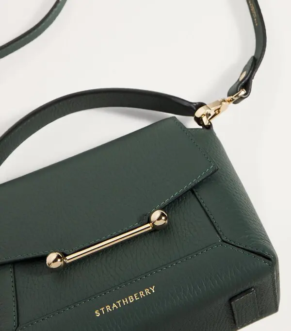 Strathberry Leather Mosaic Nano Top-handle Bag