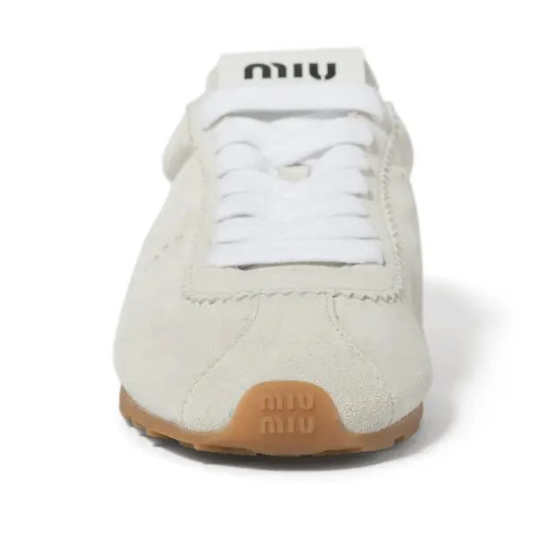 Miu Miu Plume Suede Sneakers
