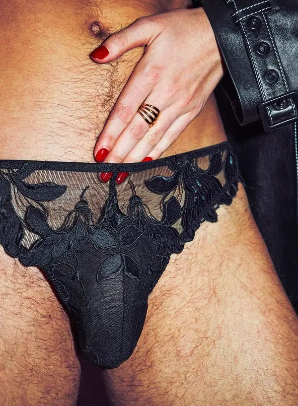 FLEUR DU MAL Lily Embroidery Thong