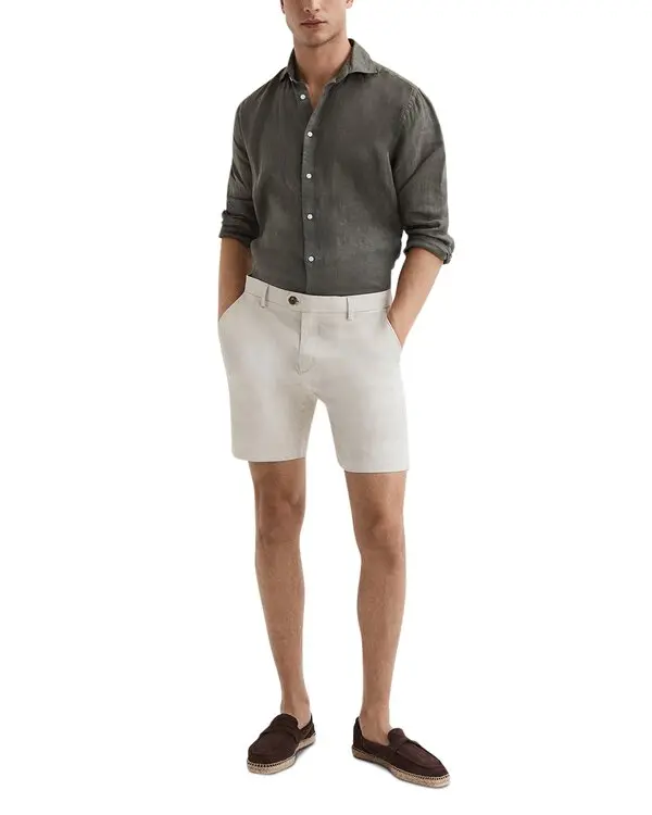 REISS Wicket Casual Shorts - Chalk