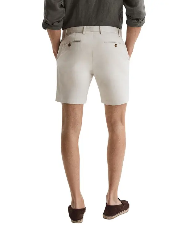 REISS Wicket Casual Shorts - Chalk