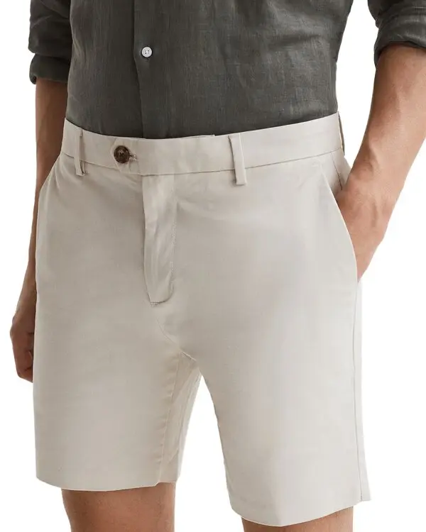 REISS Wicket Casual Shorts - Chalk