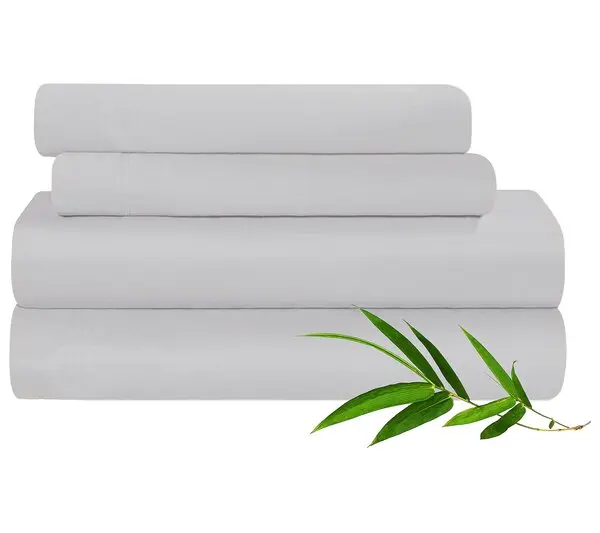 SUPERIOR Rayon Made From Bamboo Solid Sheet Se T, Split King