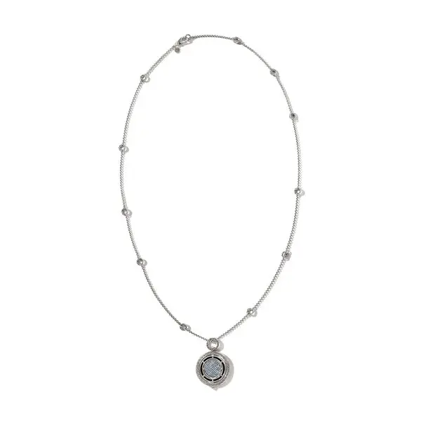 John Hardy Moon Door Necklace Pav