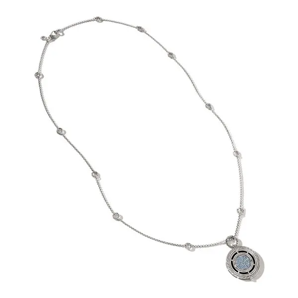 John Hardy Moon Door Necklace Pav
