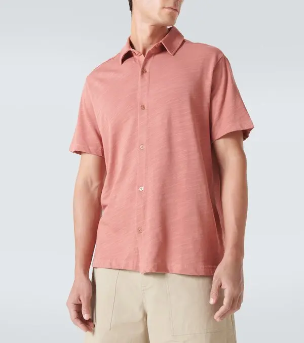 Frescobol Carioca Russo Cotton Shirt - Orange