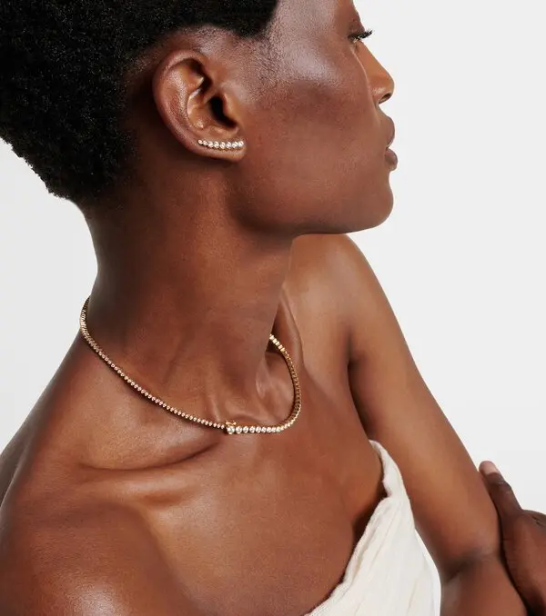 Sophie Bille Brahe Croissant De Lune Single Earring