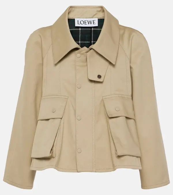 Loewe Trapeze Cotton-blend Jacket