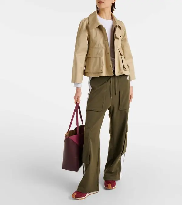 Loewe Trapeze Cotton-blend Jacket