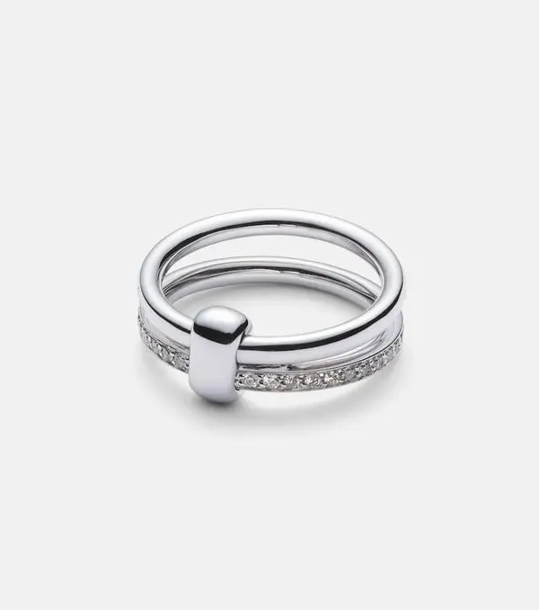 Pomellato Together 18kt White Gold Ring With Diamonds - Silver