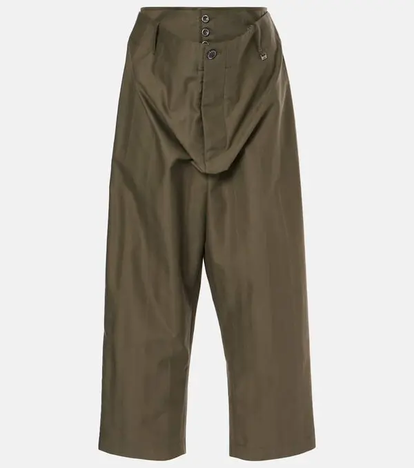 VIVIENNE WESTWOOD Alien Cropped Wide-leg Pants