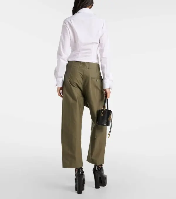VIVIENNE WESTWOOD Alien Cropped Wide-leg Pants