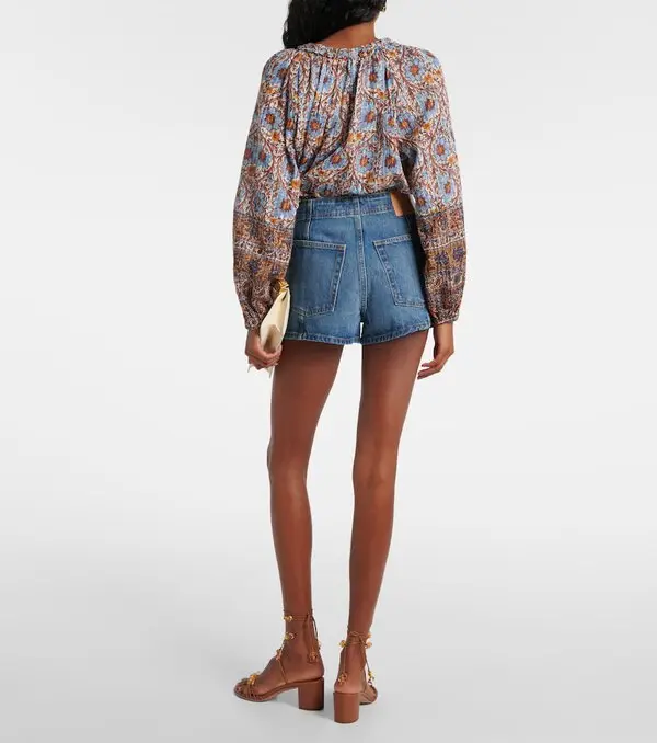 Ulla Johnson Camille Denim Shorts