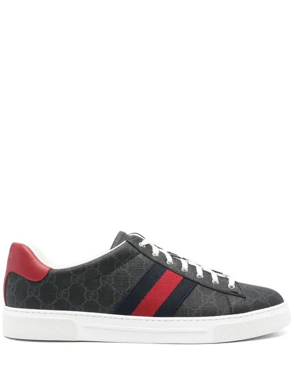 Gucci Ace Logo Web-stripe Sneakers