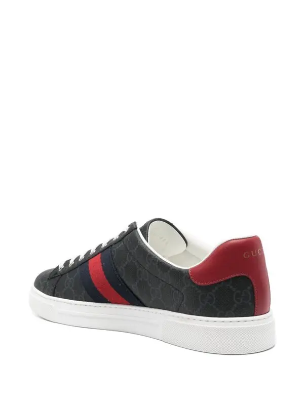 Gucci Ace Logo Web-stripe Sneakers
