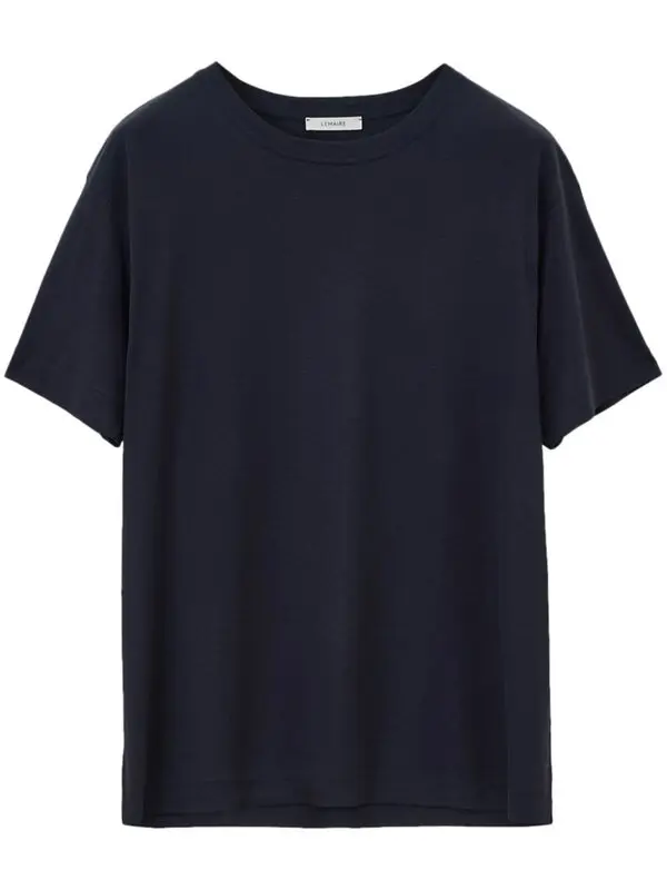 LEMAIRE Short-sleeve Cotton T-shirt - Black
